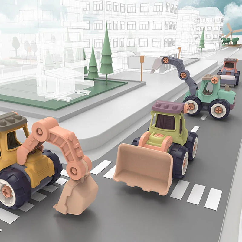 Building Masters Mini Engineering Vehicle Set™ - Mini construction veh ...